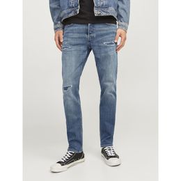 Jack & Jones JACK & JONES Tapered-fit-Jeans »JJIMIKE JJORIGINAL CJ SN« mit Five-Pocket-Design Blue-Denim 31 - Länge 32 Länge 32 31 Herrenjeans von Jack & Jones