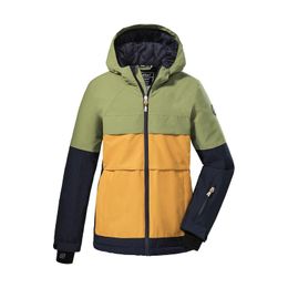 Killtec Skijacke »KSW 173 GRLS SKI JCKT« Wasserdichte Funktionsjacke mit urbanem Design und Mesh-Einsatz pistazie 116 116 Kinder Funktionsjacke mit...
