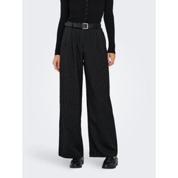 Only Anzughose &raquo;ONLREINA HW PLEAT STR PINS PANT TLR NOOS&laquo; Black Stripes:CLOUD DANCER PINSTRIPES 38 - L&auml;nge 32 L&auml;nge 32 38 Hose von Only mit Plissee...