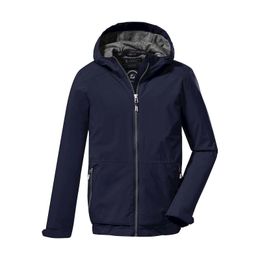 Killtec Outdoorjacke &raquo;KOS 74 BYS JCKT&laquo; Wasserdichte Kids-Outdoorjacke mit verstellbaren Details navy 176 176 Outdoorjacke mit Kapuze
