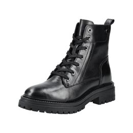 Geox Schnürstiefelette »Stiefelette Glattleder« Schwarz 41 41 Verschluss: Schnürung