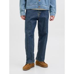 Jack & Jones JACK & JONES Relax-fit-Jeans »JJIEDDIE mit hoher Taille und lockerer Passform« mit Faded-Effekten blue denim 34 - Länge 34 Länge 34 34 Herren-Jeans...