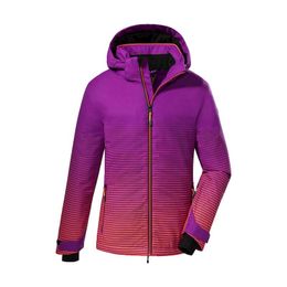 Killtec Skijacke »KSW 158 GRLS SKI JCKT« Wasserdichte, atmungsaktive Skijacke mit Schneefang und Pixel Print orchidee 116 116 Kinder Funktionsjacke...