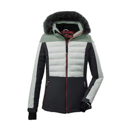 Killtec Skijacke »KSW 254 WMN SKI JCKT« Moderne Hybridoptik, atmungsaktiv, wasserabweisend, abnehmbare Kapuze schwarz 40 40 Skijacke mit...