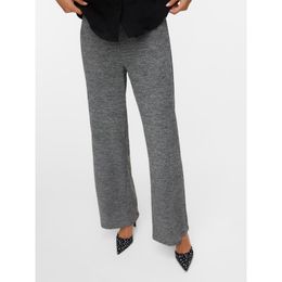 Véro Moda VERO MODA Schlupfhose »VMBERLIN MY MW WIDE PRINT PANT NOOS« Black Detail:SALT AND PEPPER L (40) - Länge 34 Länge 34 L (40) Hose von Vero Moda