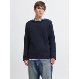 Jack & Jones JACK & JONES Rundhalspullover &raquo;JJPANNEL KNIT CREW NECK AW25&laquo; Sky Captain XS XS Pullover von Jack & Jones