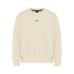 BOSS Green Sweatshirt »Stenson« oversize fit, Rundhalsausschnitt Open White131 S S Sweatshirt von BOSS Green Menswear