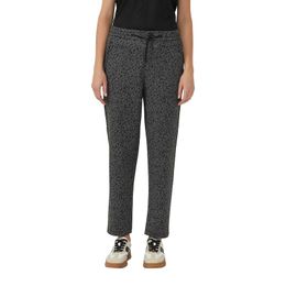 s.Oliver Stoffhose mit Leo-Print GREY/BLACK 46 - N-Gr N-Gr 46 Hose von s.Oliver Red Label