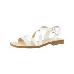 Paul Green Riemchensandale »Sandalen Leder« Metallic Silver 37,5 37,5 Absatzform: flach