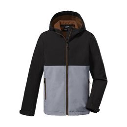 Killtec Softshelljacke »KOW 203 BYS SFTSHLL JCKT« Wind- und wasserabweisende Softshelljacke mit verstellbaren Details schwarz 152 152...