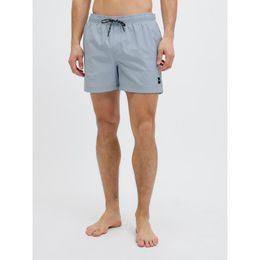 Jack & Jones JACK & JONES Badeshorts »JPSTMAUI Badeshort mit elastischem Bund und normalem Schnitt« unifarben, modisch, slim fit, Polyester Cashmere Blue M -...