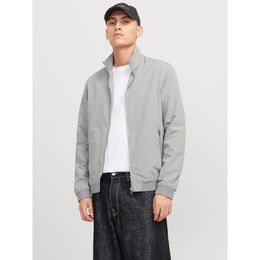 Jack & Jones JACK & JONES Blouson »JJERUSH Stylisch, funktional, ideal für Herbst, pflegeleicht« ohne Kapuze mit stylischem Stehkragen Ultimate Grey XS XS...