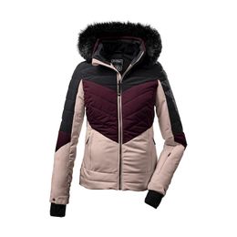 Killtec Skijacke »KSW 250 WMN SKI QLTD JCKT« Wind- und wasserabweisende Skijacke mit abnehmbarer Kapuze anthra 34 34 Skijacke gesteppt mit...