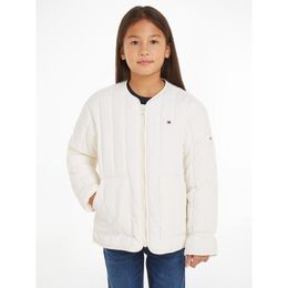 Tommy Hilfiger Steppjacke &raquo;UTILITY QUILTED JACKET&laquo; Kinder bis 16 Jahre mit Logostickerei Ancient White 7 (122) 7 (122) Steppjacke von Tommy...