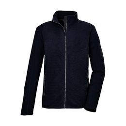 Killtec Fleecejacke »KOW 90 MN KNTFLC JCKT« Microfleecejacke mit Stehkragen, verschließbaren Taschen, Kinnschutz navy L L Herren Microfleece Jacke
