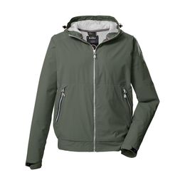 Killtec Outdoorjacke »KOS 177 MN JCKT« Wasserdichter Herrenblouson mit regulierbarer Kapuze und Taschen olivgrün S S modischer Herren Funktionsblouson