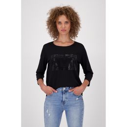monari Langarmshirt &raquo;Shirt Basic Schmuck&laquo; Mit Schmuckdetails schwarz 38 38 Stylisches Langarmshirt von monari