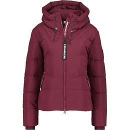 alife and kickin ALIFE & KICKIN Winterjacke »Damen MicaelaAK A« Kurze warme Jacke mit gefütterten Reißverschlusstaschen und Kapuze dark cherry M M Kurz, knackig,...