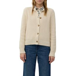 s.Oliver Damen s.Oliver Strickjacke mit Struktur beige 42