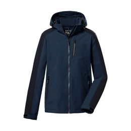 Killtec Softshelljacke »KOW 59 MN SFTSHLL JCKT« Wasser- und windabweisende Softshelljacke mit abnehmbarer Kapuze dunkelpetrol M M Herren...