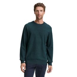 Tom Tailor Strickpullover mit Bündchen jasper green navy twotone XL XL Strickpullover von Tom Tailor DENIM