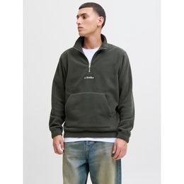 Jack & Jones JACK & JONES Sweatshirt »JJSOHO HALFZIP FLEECE« Rosin XXL XXL Sweater von Jack & Jones