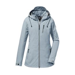 G.I.G.A. by Killtec G.I.G.A. DX BY KILLTEC Softshelljacke &raquo;GS 32 WMN SFTSHLL JCKT&laquo; Softshelljacke: wasserabweisend, abnehmbare Kapuze, viele Taschen petrol 46 46...