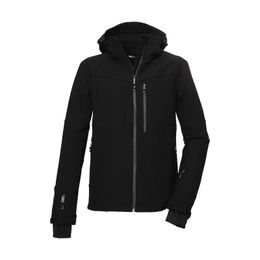 Killtec Softshelljacke &raquo;KSW 112 MN SKI SFTSHLL JCKT&laquo; Wasserdichte Softshelljacke mit abnehmbarer Kapuze und Schneefang schwarz XL XL Herren...