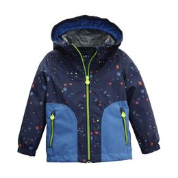 Killtec Softshelljacke »KOS 170 MNS SFTSHLL JCKT« Bunte, wasserabweisende Softshelljacke mit verstellbarem Saum navy 110/116 110/116 Kinder...