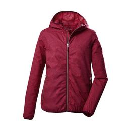 Killtec Outdoorjacke »KOS 63 WMN JCKT« Leichte, wasserdichte Damenjacke mit All Over-Print, atmungsaktiv rosé 38 38 packbare Damen Funktionsjacke