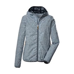 Killtec Outdoorjacke »KOS 63 WMN JCKT« Leichte, wasserdichte Damenjacke mit All Over-Print, atmungsaktiv dunkelblau 42 42 packbare Damen...