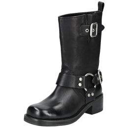 Steve Madden Bikerboots »Stiefel Lederimitat« Schwarz 42 42 Verschluss: Schlupfschuh