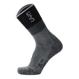 uyn Socken Damen Größe 41/42 dunkelgrau / schwarz