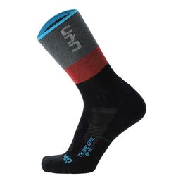 uyn Socken Damen Größe 35/36 aqua / grau / dunkelgrau / rot / schwarz