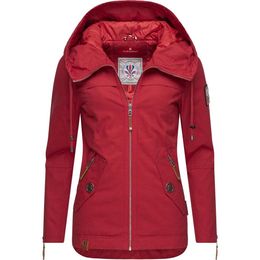 Navahoo Jacke 'Wekoo' Damen Gr&ouml;&szlig;e M braun / rot / schwarz