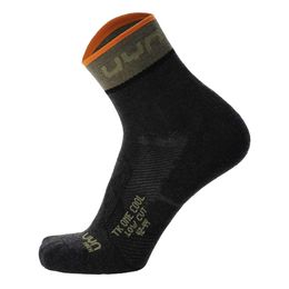uyn Socken Herren Größe 42/44 pastellgelb / grau / orange / schwarz