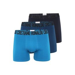 CR7 Cristiano Ronaldo CR7 - Cristiano Ronaldo Boxershorts Herren Gr&ouml;&szlig;e M nachtblau / himmelblau / dunkelblau / schwarz