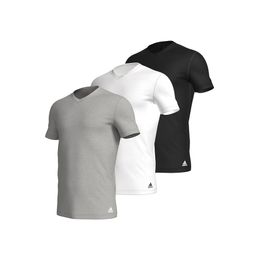 adidas Sportswear T-Shirt Herren Größe XXL grau / schwarz / weiß