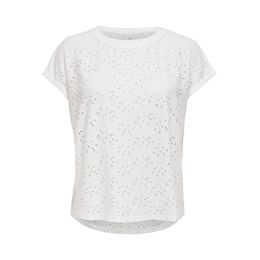 Only T-Shirt 'ONLSMilla' Damen Gr&ouml;&szlig;e M wei&szlig;