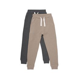 Minymo Hose Jungen Größe 134 graumeliert / khaki