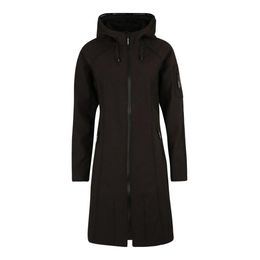 Ilse Jacobsen Mantel 'RAIN37L' Damen Größe S schwarz / weiß
