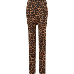 Urban Classics Leggings M&auml;dchen Gr&ouml;&szlig;e 158/164 braun / schwarz