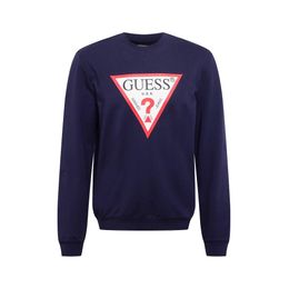 Guess Sweatshirt 'Audley' Herren Gr&ouml;&szlig;e XS marine / rot / wei&szlig;