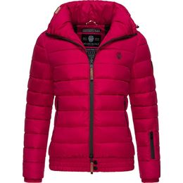 Marikoo Steppjacke 'Poison' Damen Gr&ouml;&szlig;e M himbeer Winterjacke