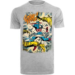 F4NT4STIC Shirt 'Marvel Captain America Spang' male Grey size L