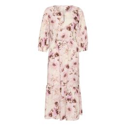 PART TWO Kleid 'Reidun' Damen Größe 34 beige / hellbraun / rosa Winterkleid