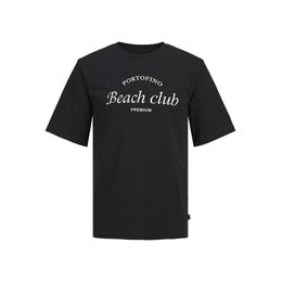 Jack & Jones JACK & JONES T-Shirt 'Ocean Club' Herren Gr&ouml;&szlig;e XXXL schwarz / wei&szlig;