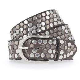 b.belt G&uuml;rtel Damen Gr&ouml;&szlig;e 80 taupe / silber
