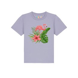 Watabout.kids Shirt 'Flamingo' boy Purple size 98/104