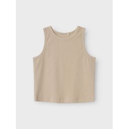 name it Top 'NKFNakal' M&auml;dchen Gr&ouml;&szlig;e 158/164 dunkelbeige